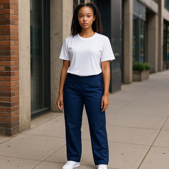 Tuff Athletics | Pants & Jumpsuits | Tuff Athletics Blue Straight Leg ...